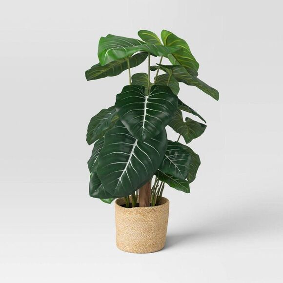 Threshold | Accents | Threshold 28 Tall Artificial Plants With Rattan ...
